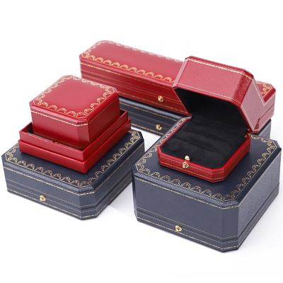 China Custom 12×12×4.5cm Rectangle Jewelry Packaging Box for Bracelets, Earrings, Necklaces, Rings - 300,000 Monthly Capacity for sale