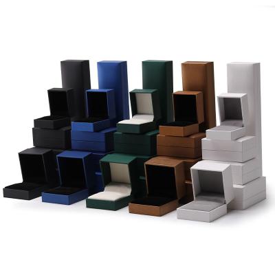 China Custom Luxury Handmade Jewelry Boxes with Logo for Earrings Necklace Rings 300000pcs Monthly for sale