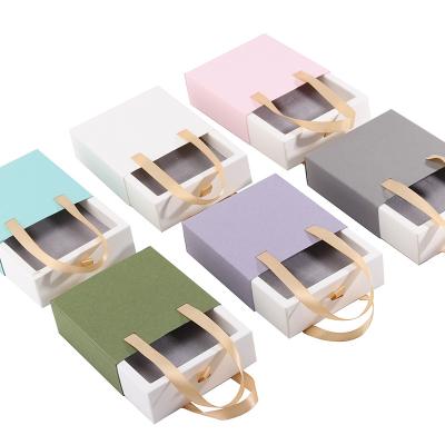China Custom Sliding Drawer Carton Ring Box Paper Case with Custom Logo 5-7 Day Sample for sale