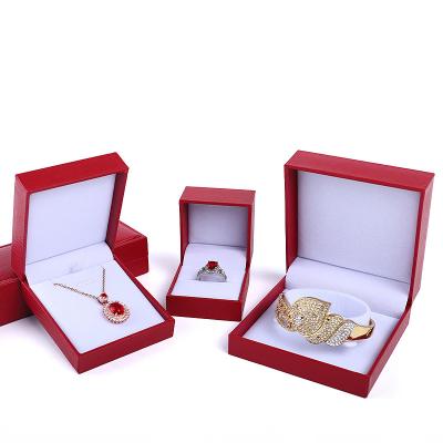 China Cardboard Jewelry Box Packaging 6.5x6cm with Velvet Lining for Necklace Bracelet Ring Earrings Display for sale