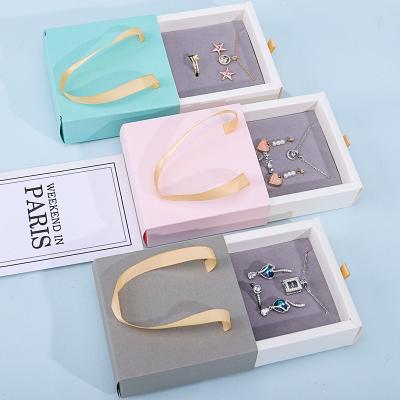 China Custom Discreet Cardboard Paper Jewelry Gift Packaging Box with Tote Bag - 300,000 Monthly Supply, 20-Day Production for sale