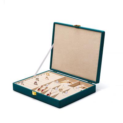 China Portable PU Leather Travel Jewelry Box for Earrings Storage - Custom Size & Logo Options - 300,000 Monthly Capacity for sale