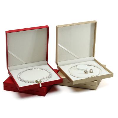 China Tasteful Multi-Function PU Leather Jewelry Packaging Organizer for Pearl Pendant for sale