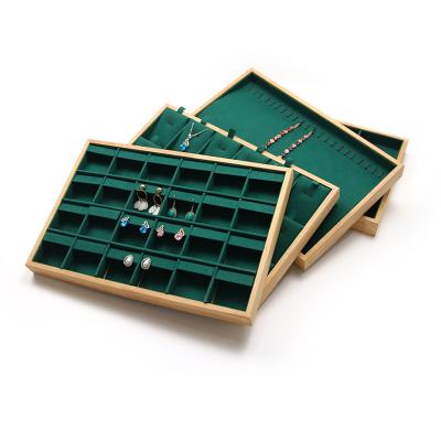 China Custom Wooden Jewelry Display Plate with Multiple Compartments - 300,000 Pieces Monthly Capacity, 5-7 Day Samples for sale