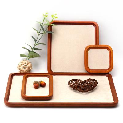 China Durable Solid Wood Jewelry Display Tray - Custom Size & Logo Options - 300,000 Monthly Capacity for sale