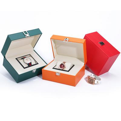 China Custom Faux Leather Watch Box with Buckle Closure - 300,000 Monthly Capacity, 20-Day Production for sale