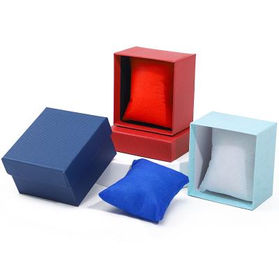 China Single Slot Twill Grain Paper Watch Box with Detachable Pillow - Custom Logo, 300K Monthly Capacity, 20-Day Production for sale