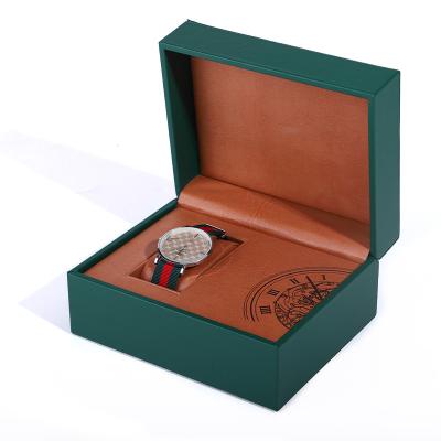 China Custom Luxury Watch Packaging Box 17.5x14x8.5cm with Internal Printing and Faux Leather Construction for Premium Gift Presentation for sale