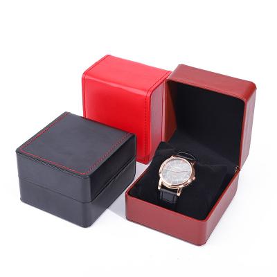 China Custom Square Faux Leather Watch Case Box with Display Pillow - 300,000 Monthly Capacity, 20-Day Production for sale