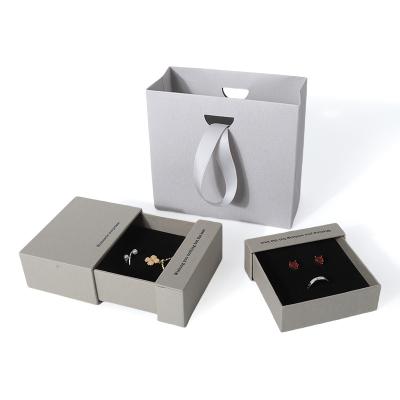 China Custom Eco Friendly Cardboard Drawer Jewelry Box for Necklace Earring Bracelet Ring Packaging for sale