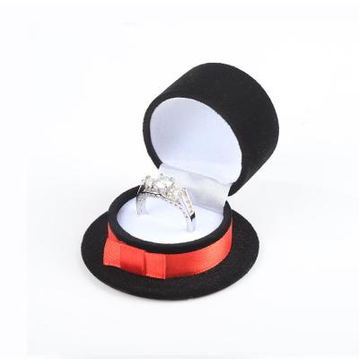 China Custom Velvet Jewelry Ring Box with Magnetic Closure 8x6x3 Inch for Holiday Gifts for sale