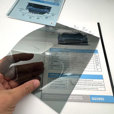China VLT45% Anti Scratch Self Adhesive Nano Ceramic Car Window Tint Anti Explosion 4 Mil for sale