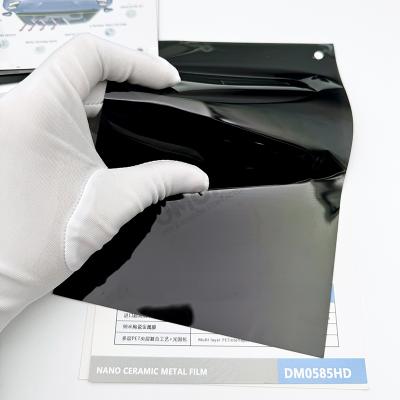 China VLT4.7% Car Window Metallic Tint Film Sun Control And Privacy Protection With Roll Shape for sale