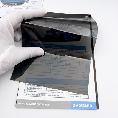 China VLT25% High IRR Metallic Tint Film Magnetron Sputtering Car Window Tint Film for sale