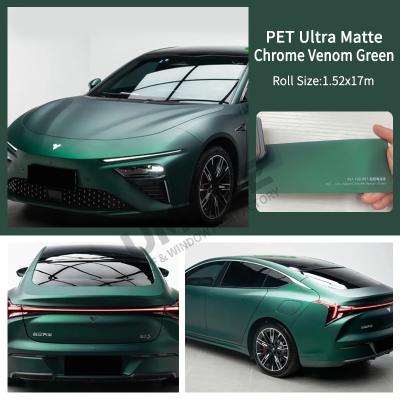China Ultra Matte Vinyl Wrap Car Roll For Car Vinyl Wrap Air Release Glue Weather Proof for sale