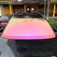 China Premium Red Chameleon Car Windshield Protection Tint Film EPU Explosion Proof Self Healing Car Window Shield Protective Films for sale