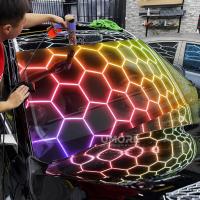 China Premium Red Chameleon Car Windshield Protection Tint Film EPU Explosion Proof Self Healing Car Window Shield Protective Films for sale