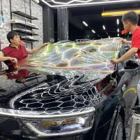 China Premium Red Chameleon Car Windshield Protection Tint Film EPU Explosion Proof Self Healing Car Window Shield Protective Films for sale
