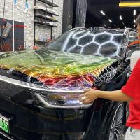 China 100% No Visual Distortion Ultra HD 1.22*15M High Hydrophobic Red EPU Windshield Protection Film WPF TPU Car Windshield PPF for sale