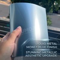 China Anti Scratch Self Repairing Car Color Changing TPU Color PPF Liquid Metal Monet Blue for sale