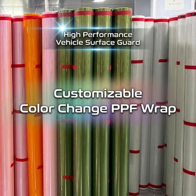 China Paint Protection Anti Scratch Film TPU Color PPF For Automotive Body Custom Packaging for sale