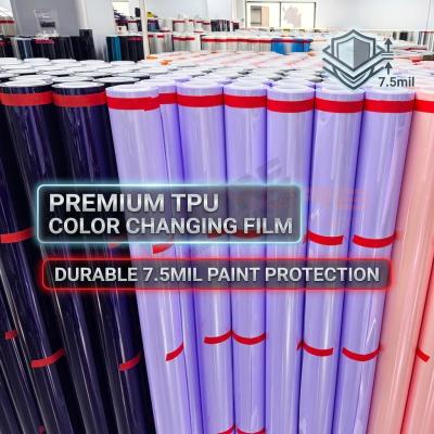 China Color Changing PPF Film Car Wrap TPU Color PPF Color Paint Protection Film 7.5mil for sale