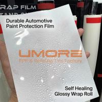China High Gloss TPU TPH Car Body Protection Film Roll Car Wrap 10mil Ashland Glue for sale