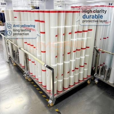 China Anti Yellowing Self Healing Transparent Clear PPF TPU Car Paint Protection Film for sale