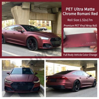 China Full Body Auto Vinyl Wrap Rolls Eve Purple Color Changing PET 1.52 X 17m for sale