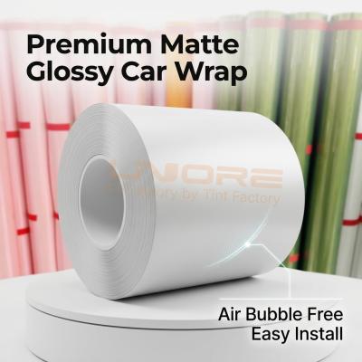 China Matte Glossy Vehicle Decoration Car Body Wrap Film 1.52 X 17M Air Bubble Free Auto Sticker for sale