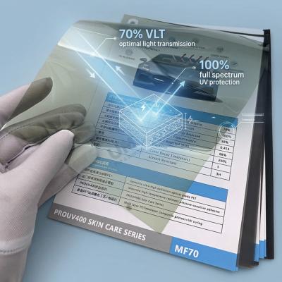 China VLT 70% Nano Ceramic Window Tint Film Self Adhesive 100% UV Protection for sale