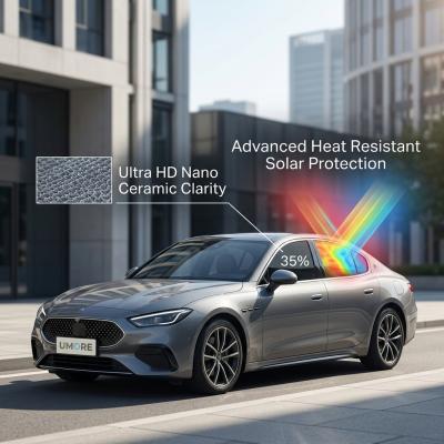 China VLT35% Ultra Hd Heat Resistant Privacy Protection Nano Ceramic Window Solar Film Carbon for sale