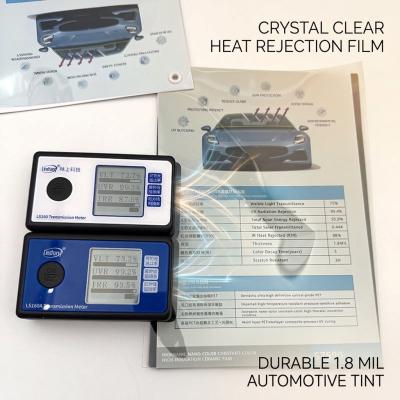China 75% VLT 99% UV Protection Clear Window Film Car Window Tint 1.8 Mil for sale