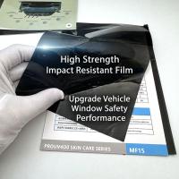 China Clear 1.52 X 15m Waterproof Explosion Proof Windshield Rainproof TPU Window Tint Film for sale