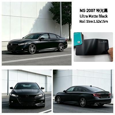 China UItra Matt Black Color Anti Scratch Self-repair Roll Body Car Wrap Transparent Body Film Supplier for sale