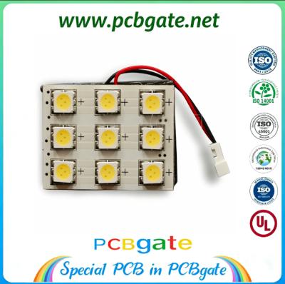 China High Thermal Conductivity LED Aluminum PCB Panel Module with Customizable SMD LED Model for Automotive Environments for sale