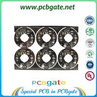 China Round LED Aluminum PCB (MCPCB) with High Thermal Conductivity, Custom Round/Ring Shapes, and Integrated Design for LED Lighting for sale