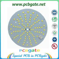 China High Power Round LED Aluminum PCB (MCPCB), 2835/5730 SMD LED Board, High Thermal Conductivity Circular Circuit Board for sale