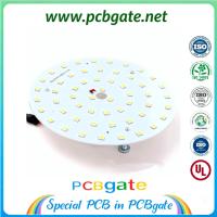China 3020 SMD Round LED Aluminum PCB with High Thermal Conductivity for Ceiling Lights & Downlights for sale