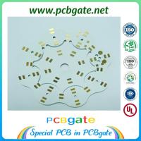 China Custom Irregular/Round LED Aluminum PCB (MCPCB), High Thermal Conductivity Complex Circuit LED Board for sale