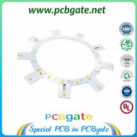 China High Thermal Conductivity Aluminum PCB with Custom Ring/Gear Design for LED Lighting - UL & ISO Certified for sale