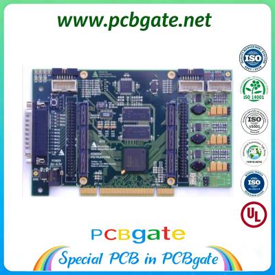 China PCB with HASL LF and 50Ω carbon resistance for keypad applications. Lead-free surface finish provides excellent solderability. for sale