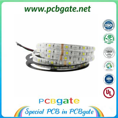 China Flexible FPC LED Strip Light PCB, 5050/2835 RGB/CCT Adjustable Soft Light Strip Circuit Board for sale