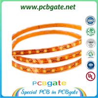 China Flexible FPC LED Strip Light PCB, 5050/2835 RGB/CCT Adjustable Soft Light Strip Circuit Board for sale