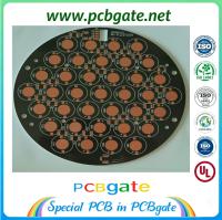 China Round Multi-LED Aluminum PCB (MCPCB), High Thermal Conductivity Ring/Full-Circle LED Light Source Circuit Board for sale