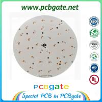 China Round High-Density LED Aluminum PCB (MCPCB), High Thermal Conductivity Ceiling/Panel Light Source Circuit Board for sale