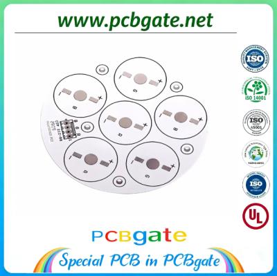 China Multi-COB Round LED Aluminum PCB (MCPCB), High Thermal High-Power Spotlight/Ceiling Light Source Circuit Board for sale