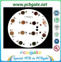 China 10/12-LED Round High-Power LED Aluminum PCB (MCPCB), High Thermal Conductivity Spotlight/Ceiling Light Source Circuit Board for sale