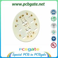China 6-LED Round High-Power LED Aluminum PCB (MCPCB), High Thermal Conductivity Spotlight/Downlight Light Source Circuit Board for sale