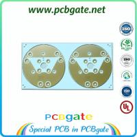 China Panelized Round LED Aluminum PCB (MCPCB), High Thermal Conductivity Board for Spotlight/Downlight Mass Production for sale
